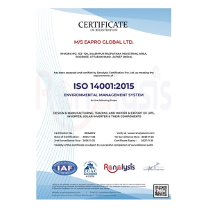 ISO Certificate 1